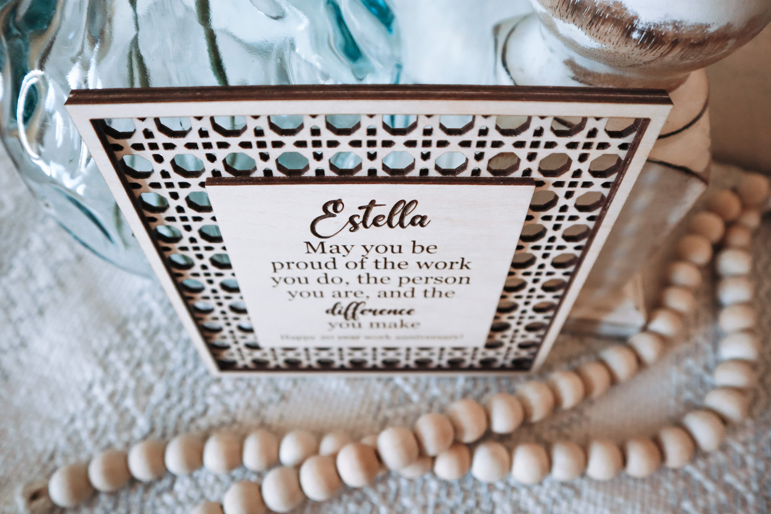 Custom Frame Happy Workiversary Gift Work Anniversary Gift Employee ...