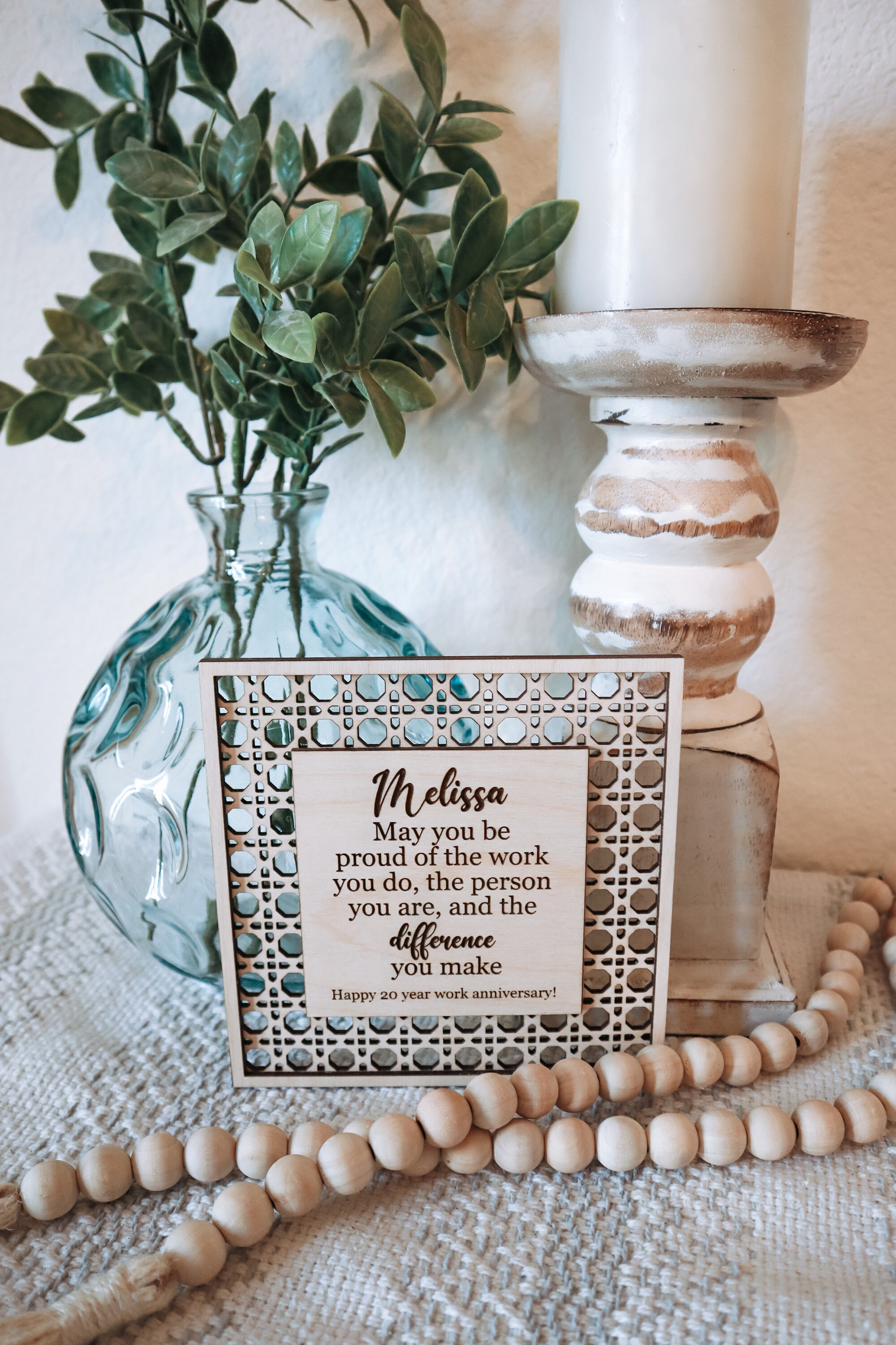 Custom Frame Happy Workiversary Gift Work Anniversary Gift Employee ...