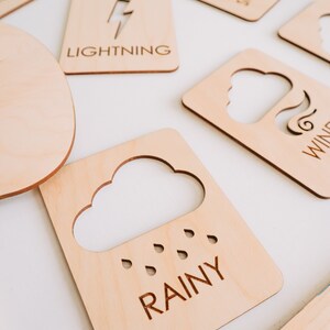 Montessori Wood Toys | Montessori Learning | Weather Flashcards ...