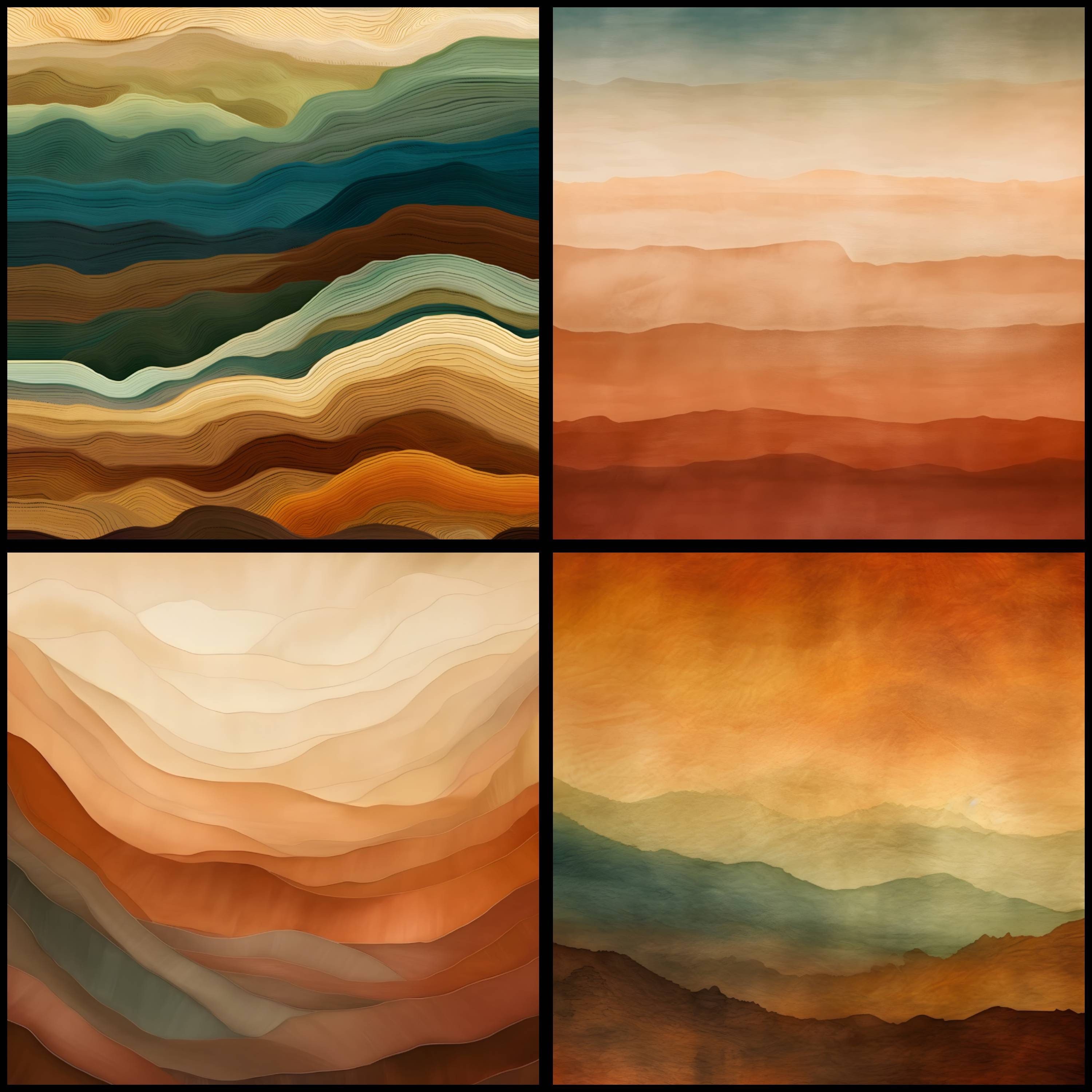 Digital Paper Earth Pattern Instant Download Digital Gradient Design ...