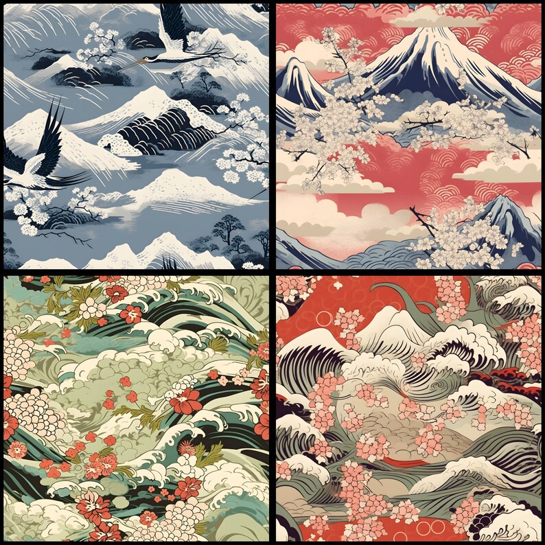 Digital Paper Woodcut Pattern Instant Download Seamless - Etsy