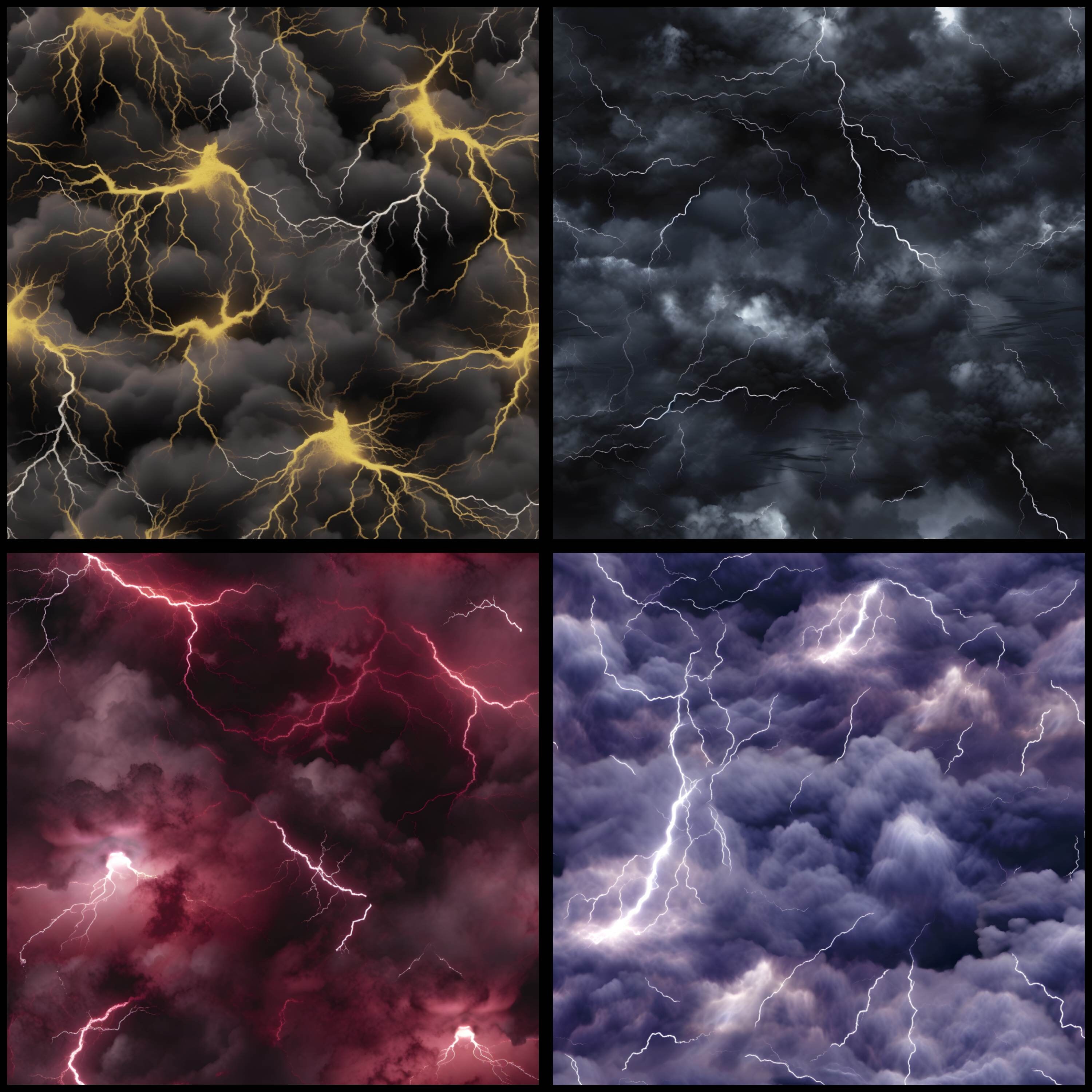 Digital Paper Lightning Bolt Pattern Instant Download Seamless Digital ...