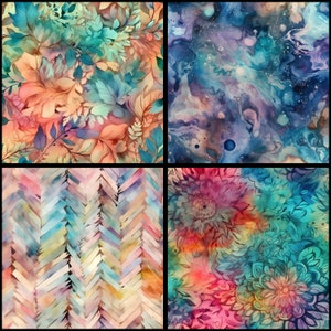 Digital Paper Alcohol Ink Pattern Instant Download Seamless Digital ...