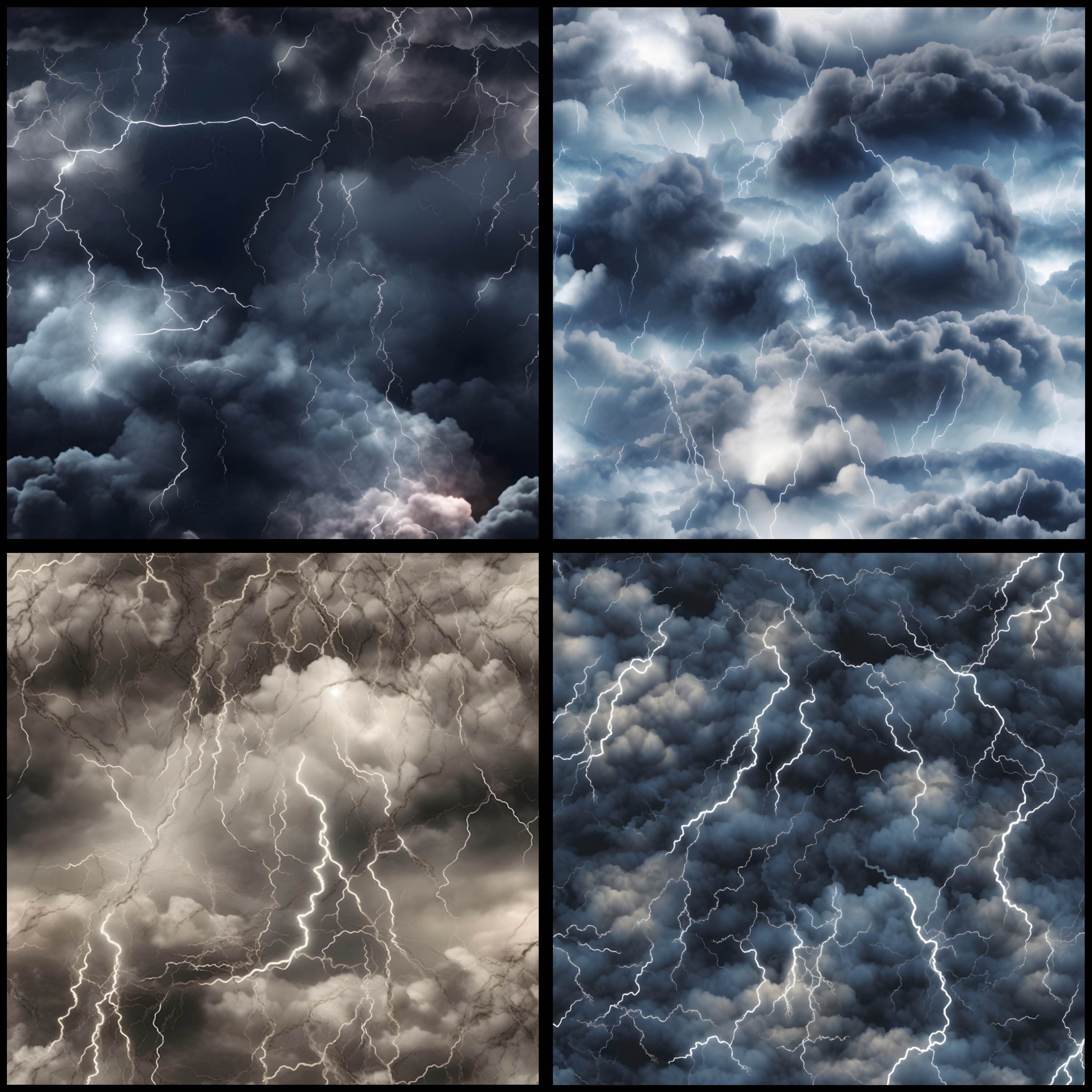 Digital Paper Lightning Bolt Pattern Instant Download Seamless Digital ...