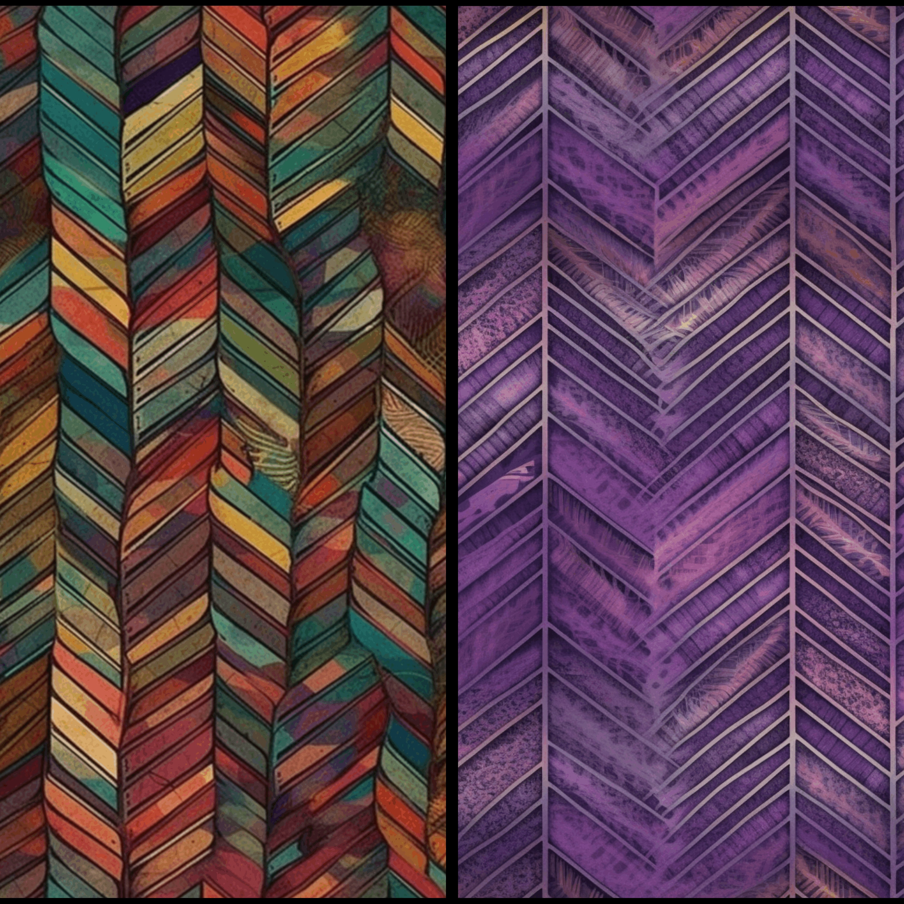 Digital Paper Herringbone Pattern Instant Download Seamless Digital ...