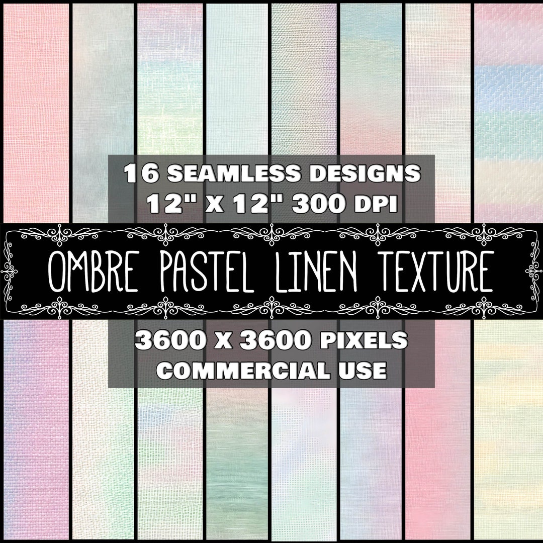 Digital Paper Ombre Linen Pattern Instant Download Seamless Digital ...