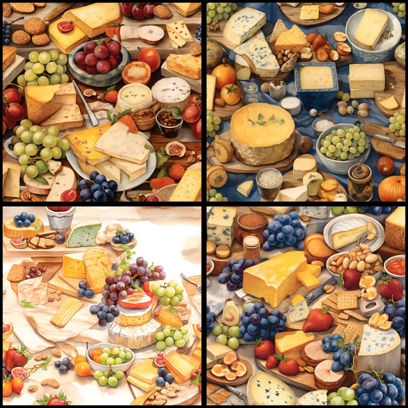 Digital Paper Cheese Pattern Instant Download Seamless Digital Cheese ...