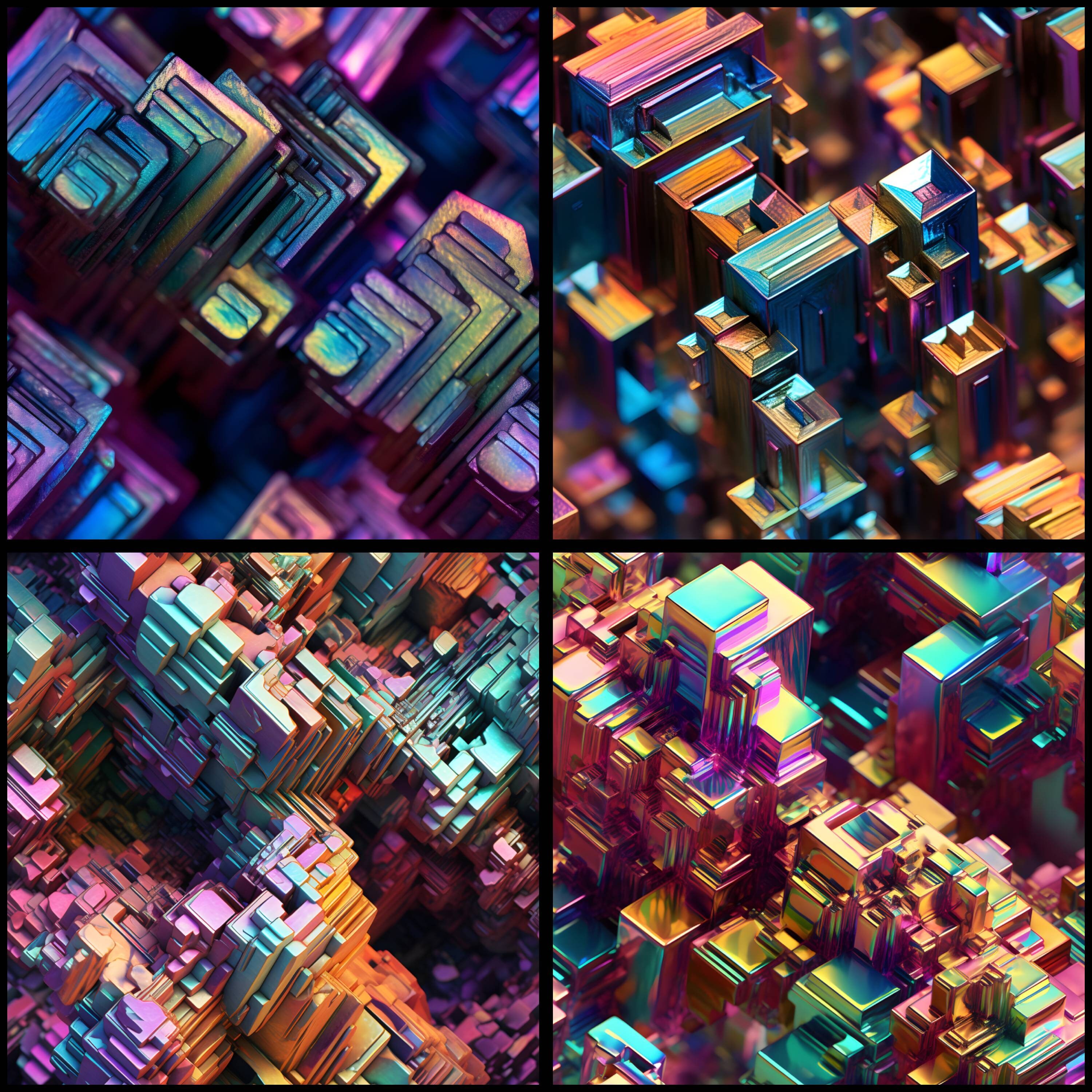 Digital Paper Bismuth Pattern Instant Download Seamless Digital Bismuth ...