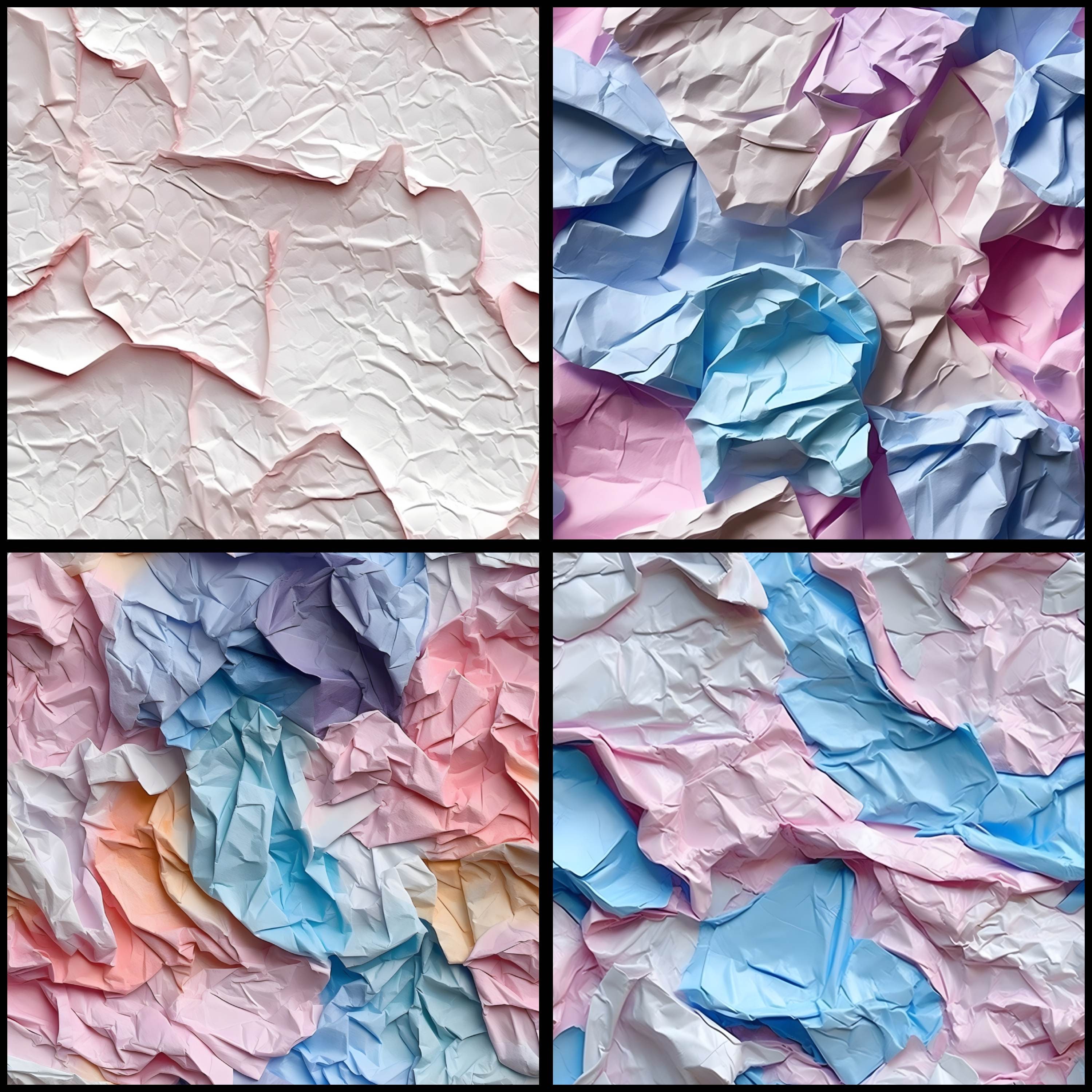 Digital Paper Crumpled Pattern Instant Download Seamless Creased ...