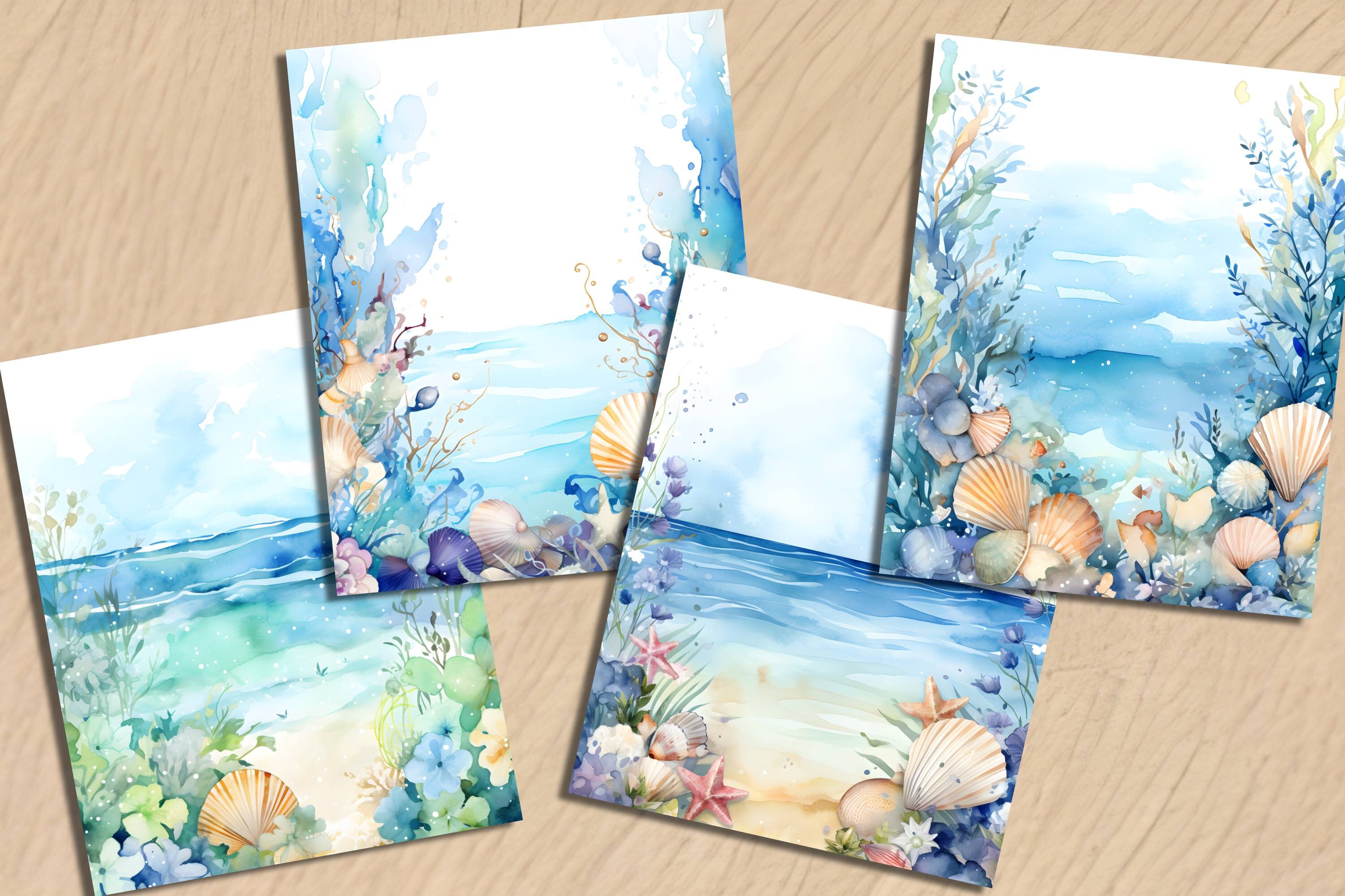 Digital Journal Seashore Pattern Instant Download Printable Journal ...