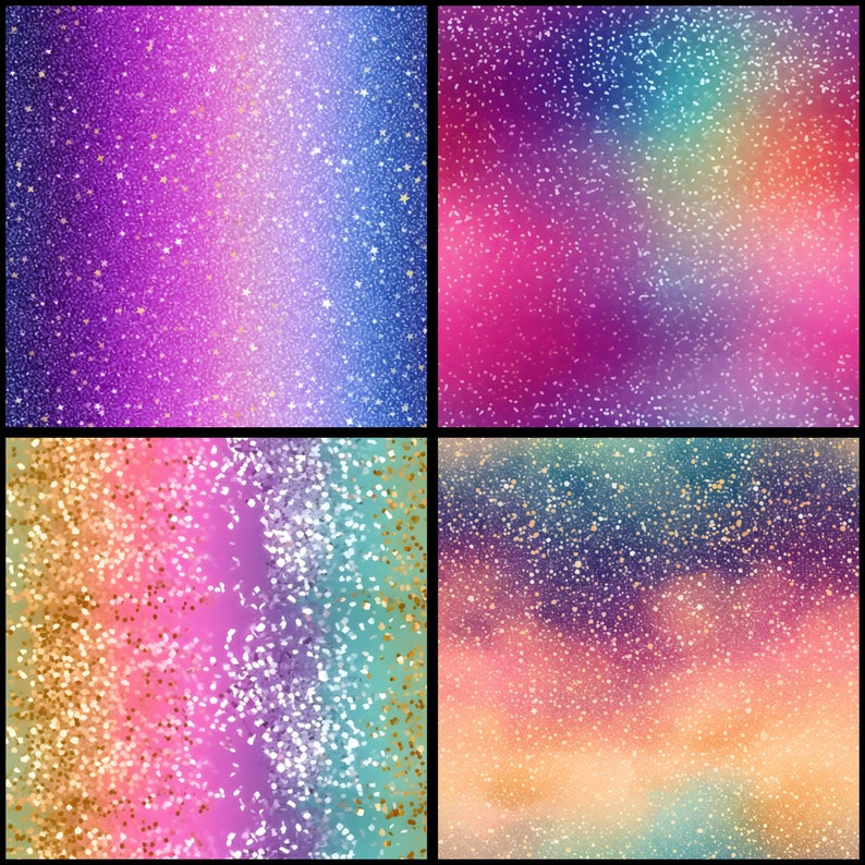 Digital Paper Pixie Dust Pattern Instant Download Seamless Digital ...