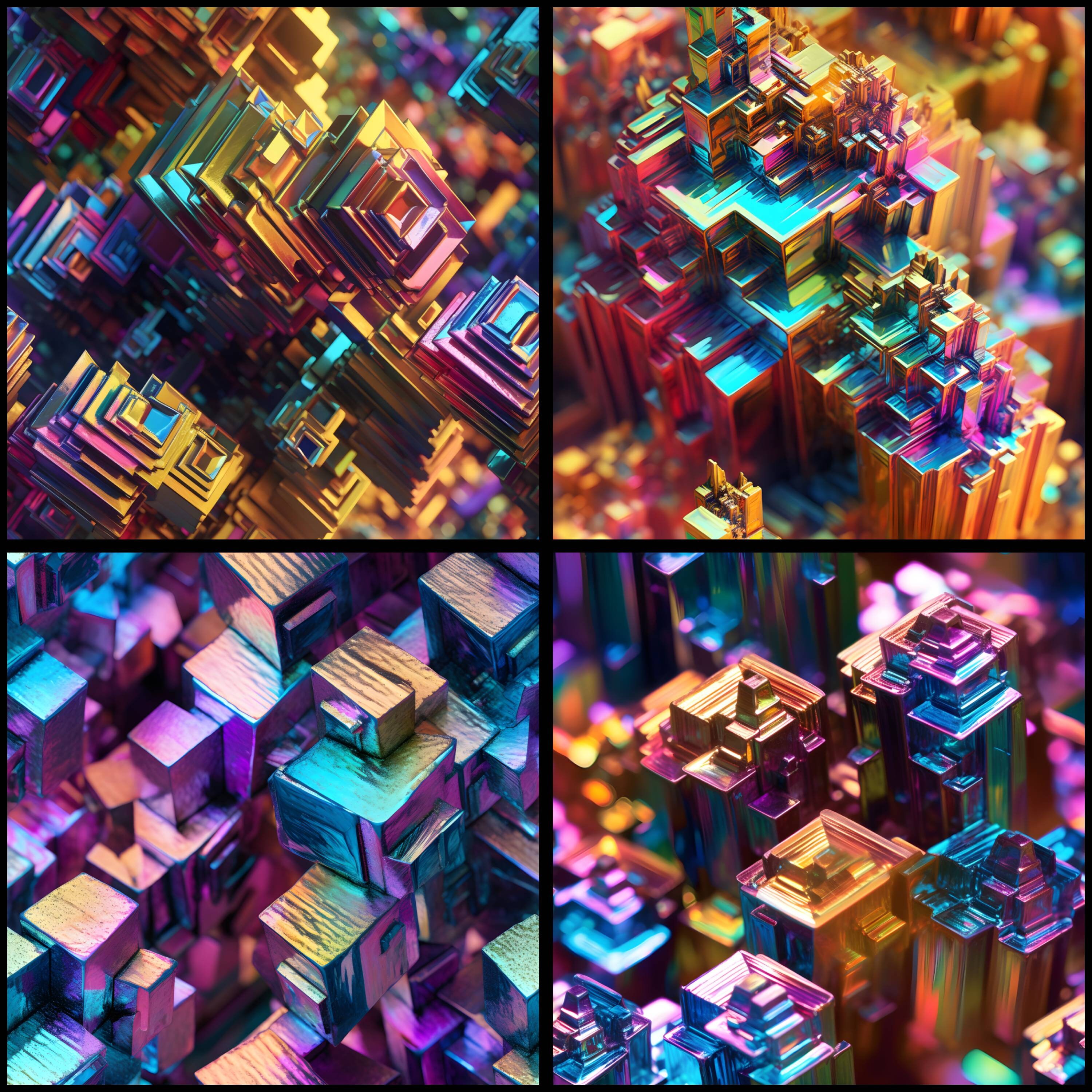 Digital Paper Bismuth Pattern Instant Download Seamless Digital Bismuth ...