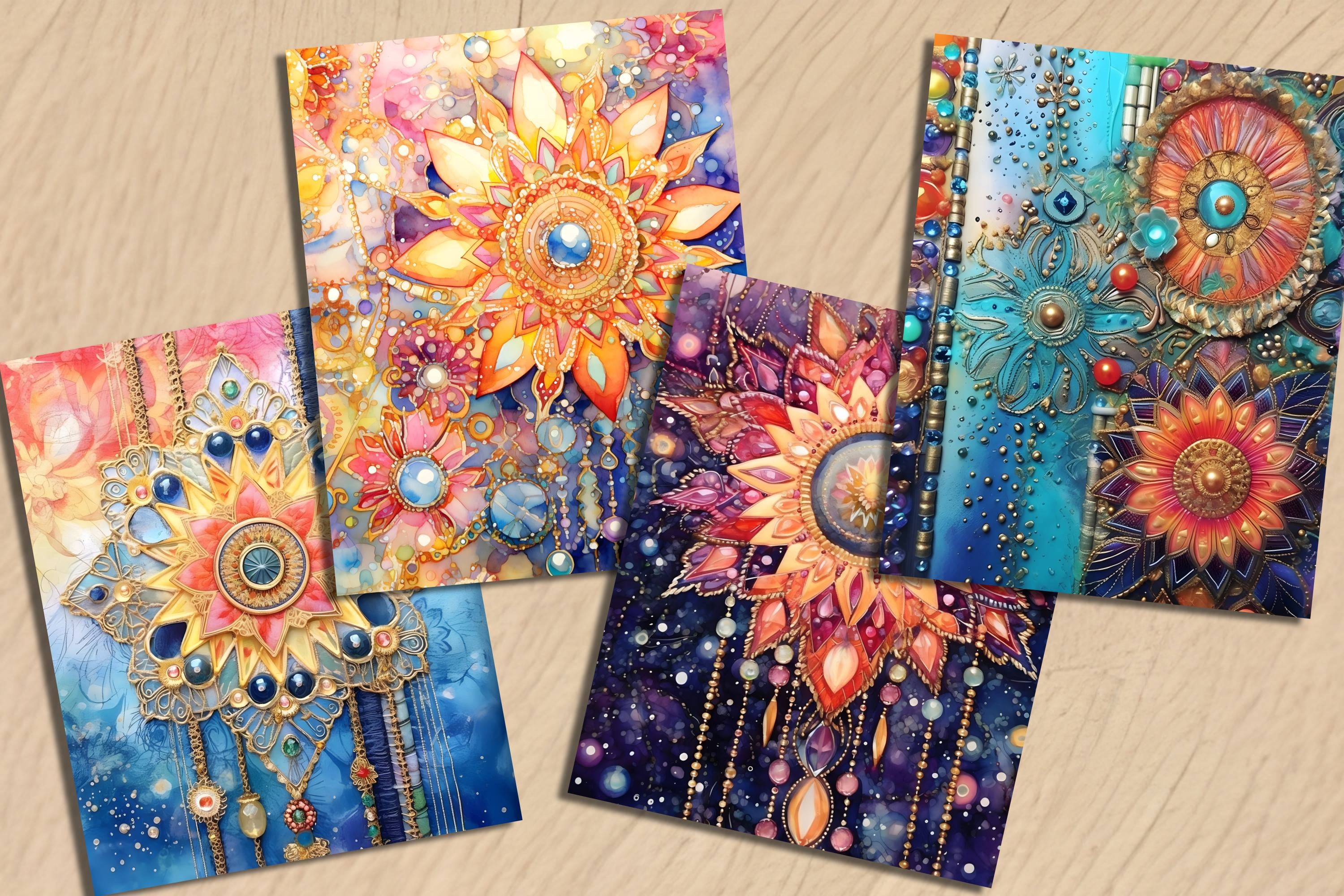 Digital Journal Boho Pattern Instant Download Digital Journal Boho ...