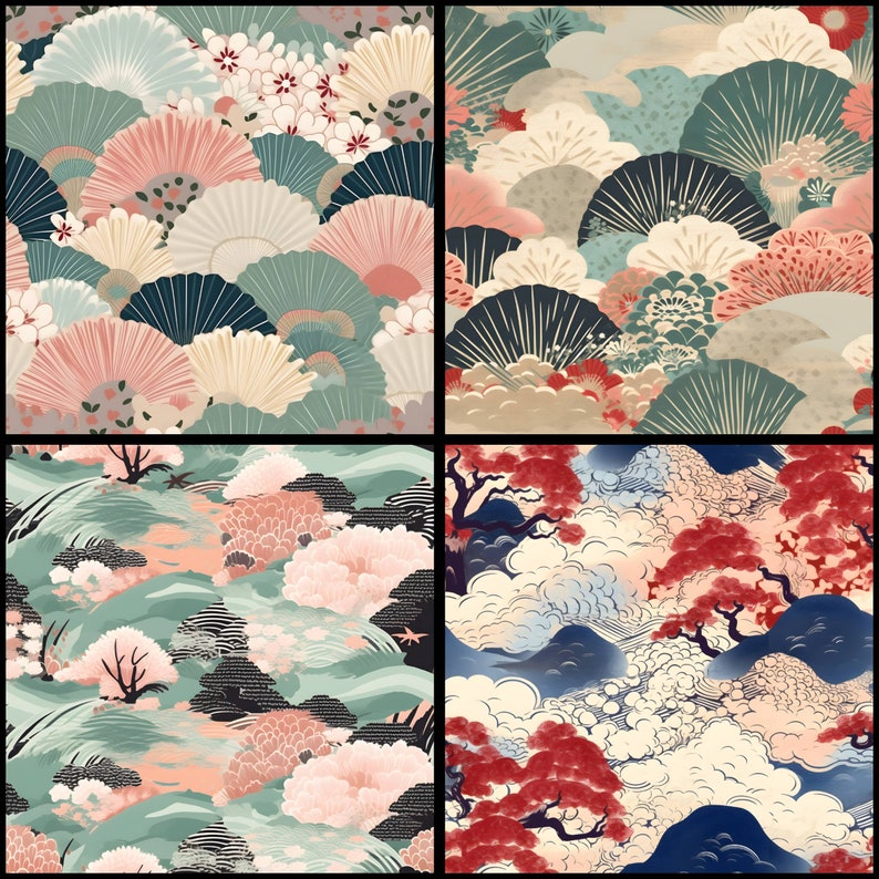 Digital Paper Woodcut Pattern Instant Download Seamless - Etsy