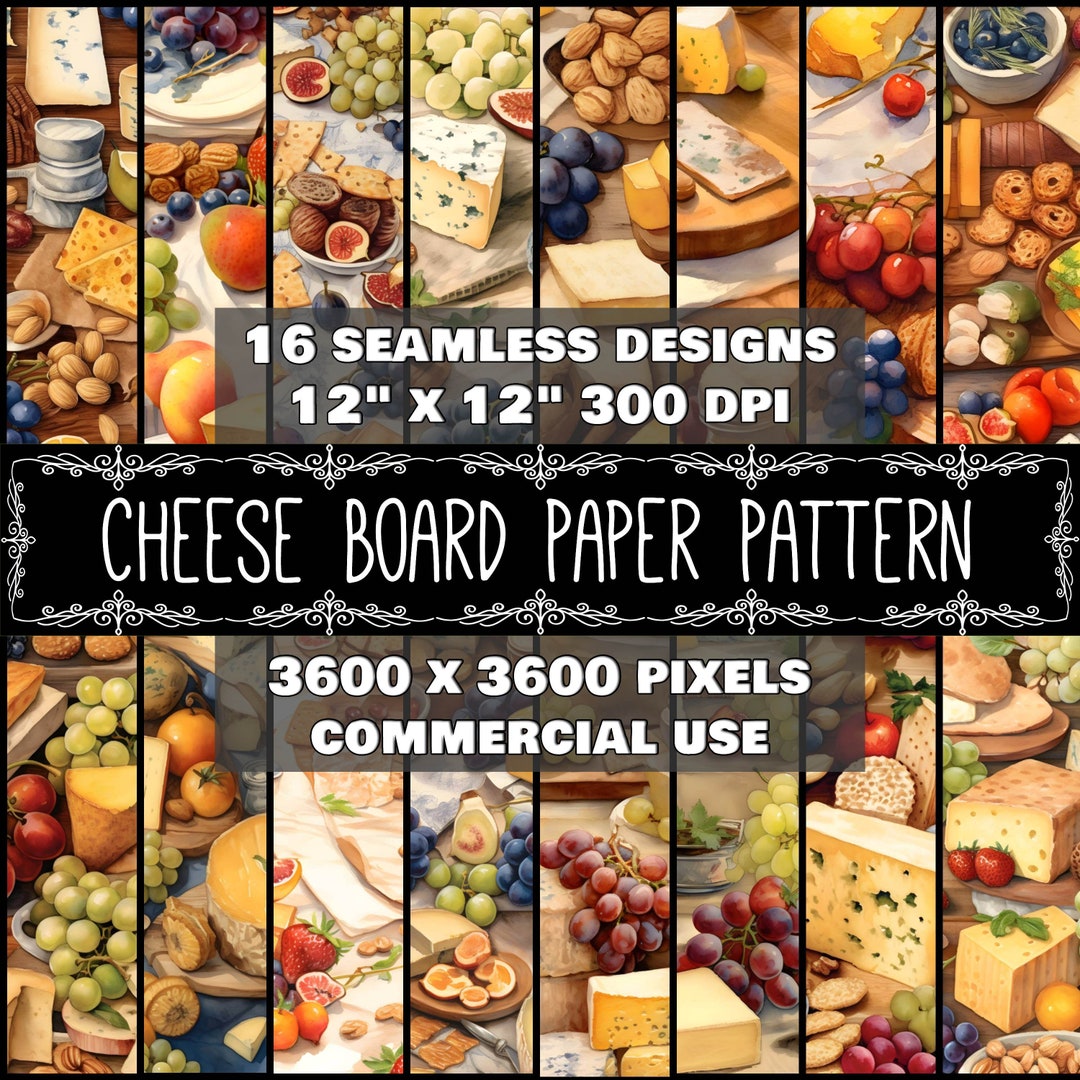 Digital Paper Cheese Pattern Instant Download Seamless Digital Cheese ...