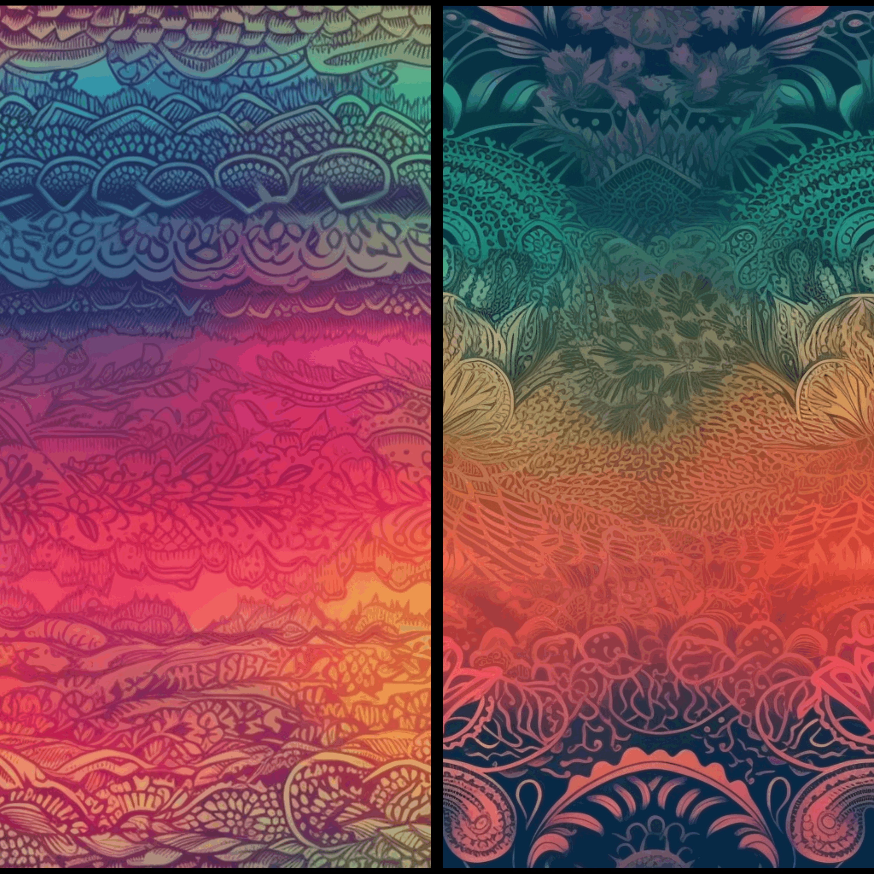 Digital Paper Ombre Pattern Instant Download Seamless Ombre Digital ...