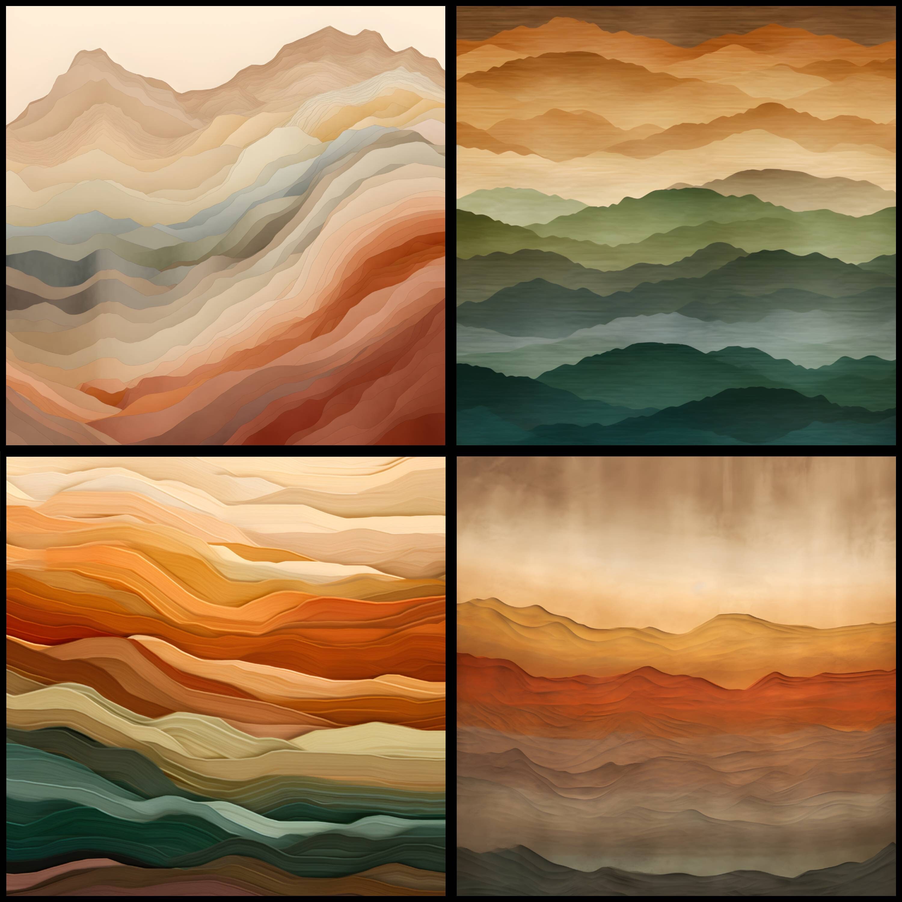 Digital Paper Earth Pattern Instant Download Digital Gradient Design ...