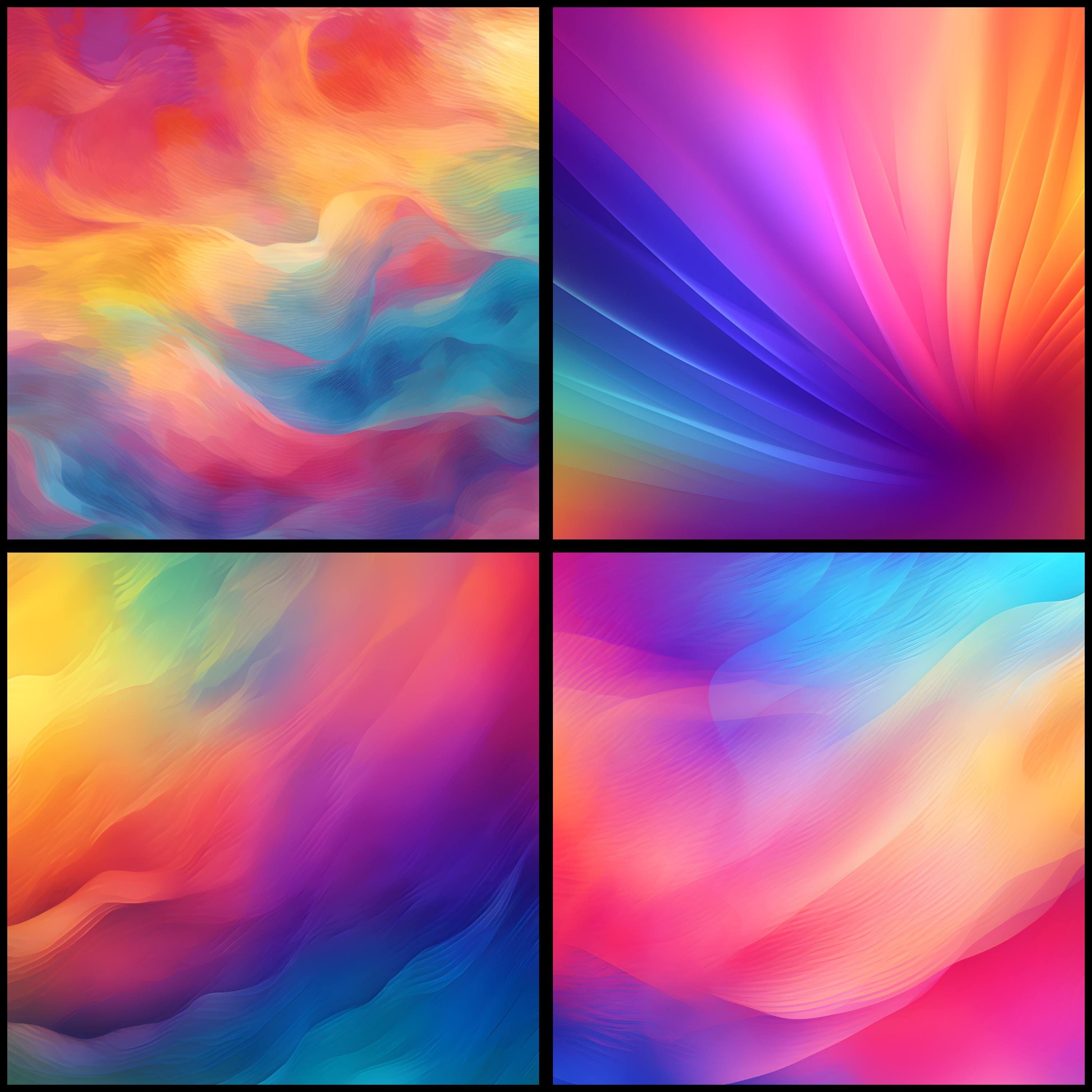 Digital Paper Spectrum Pattern Instant Download Digital Rainbow Spectrum Design Scrapbook ...