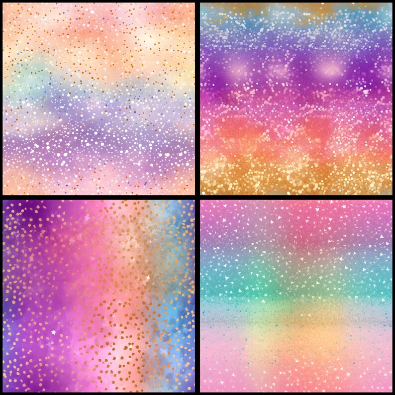 Digital Paper Pixie Dust Pattern Instant Download Seamless Digital ...