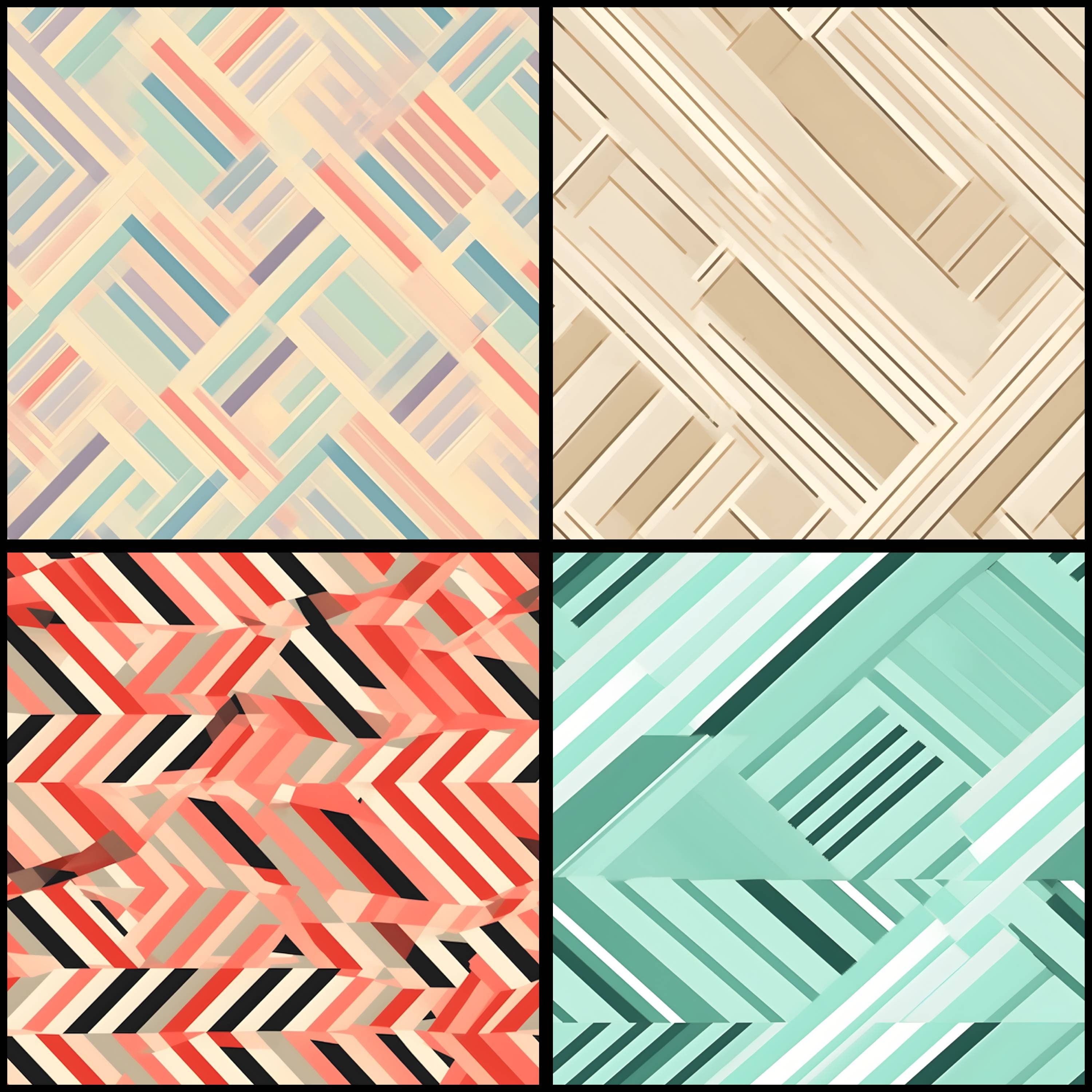 Digital Paper Stripes Pattern Instant Download Seamless Digital ...