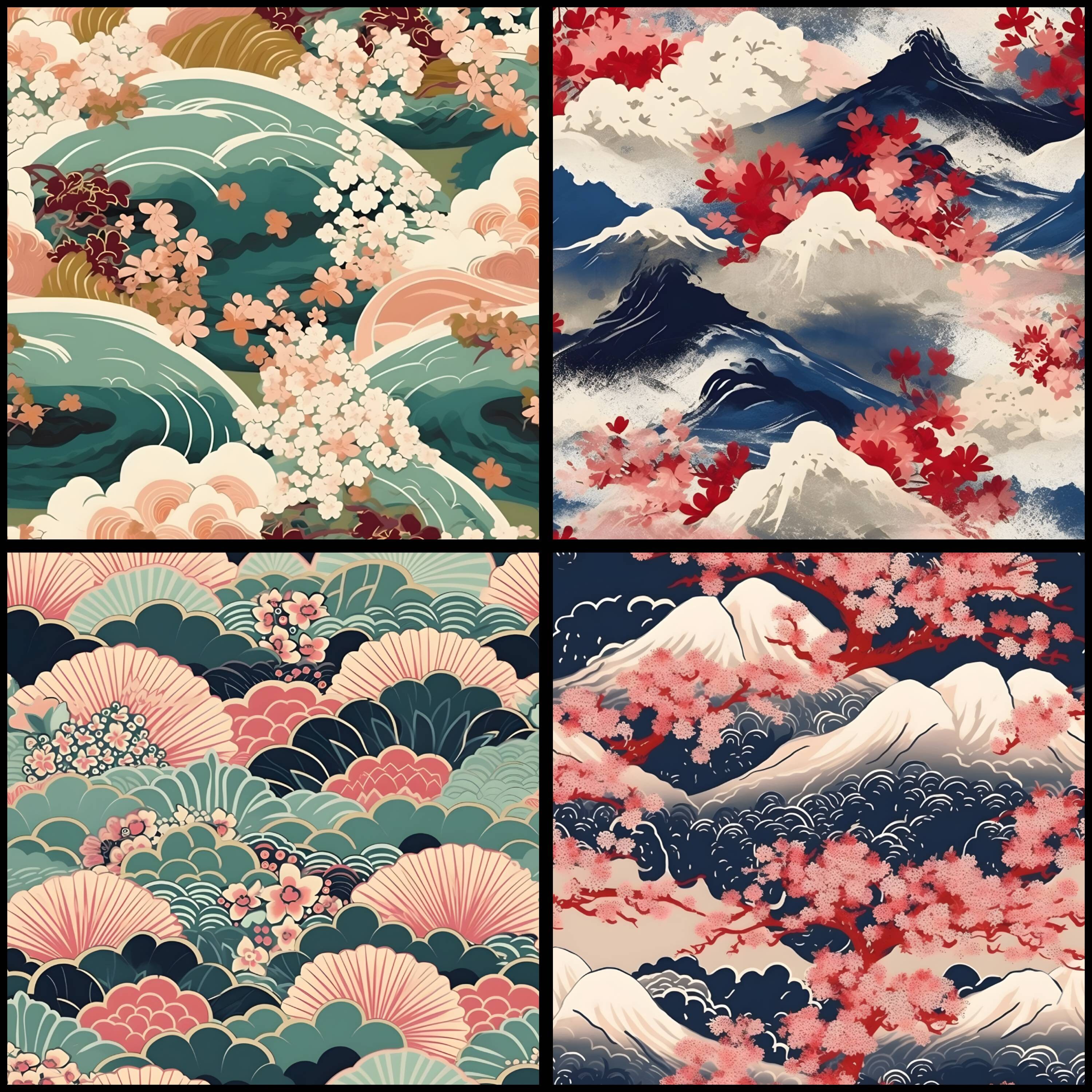 Digital Paper Woodcut Pattern Instant Download Seamless Digital ...