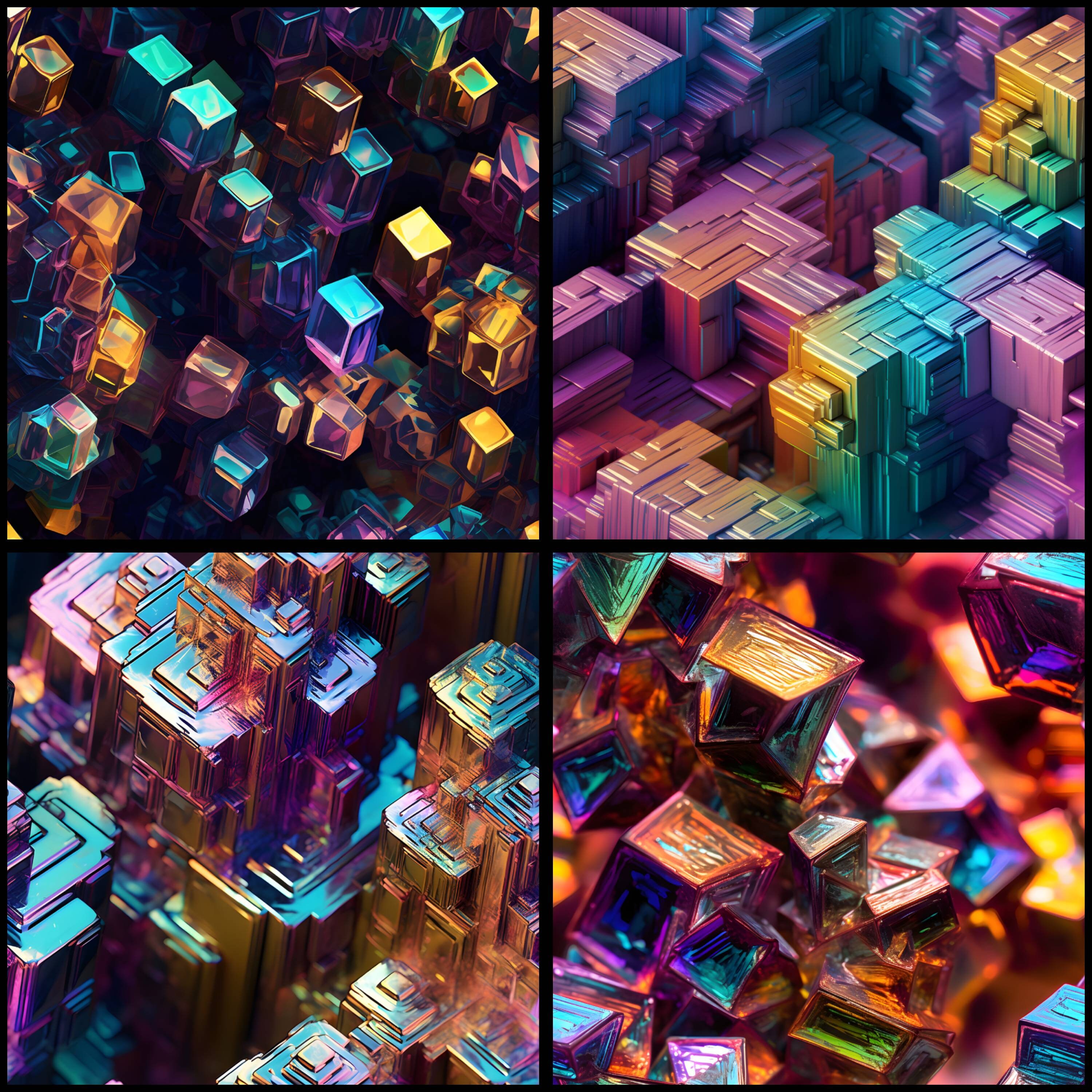 Digital Paper Bismuth Pattern Instant Download Seamless Digital Bismuth ...