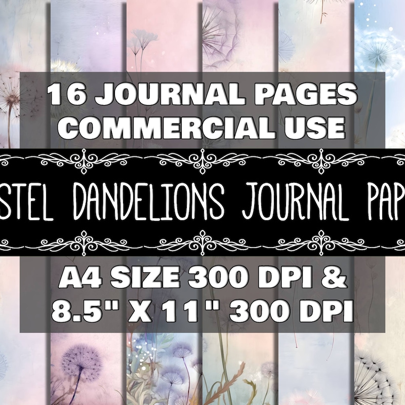 Dandelion Guest Book - Etsy