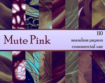 Printable Seamless Digital Paper Textures Snow Nouveau Instant Download ...