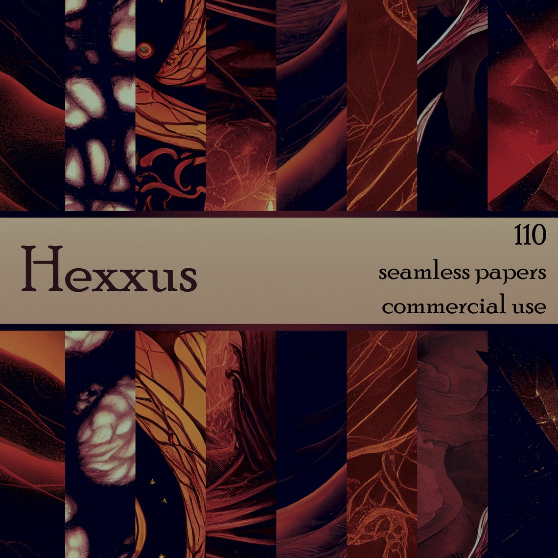 Printable Seamless Digital Paper Textures Hexxus Instant Download ...