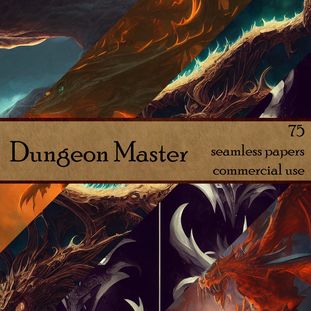 Printable Seamless Digital Paper Textures Dungeon Master 02 - Etsy