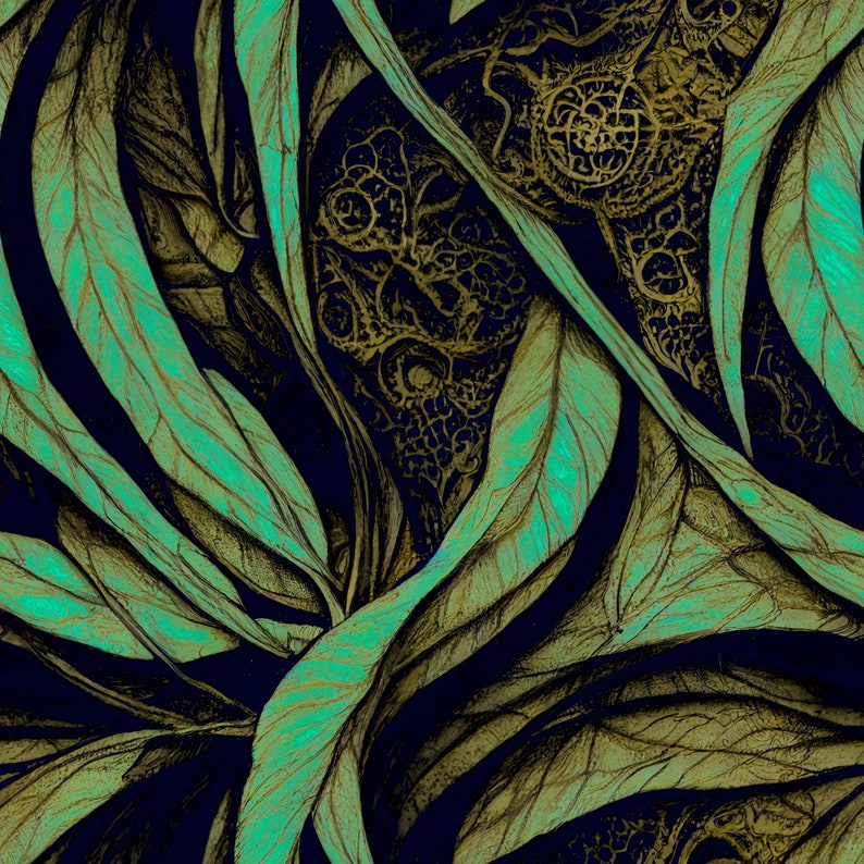 Printable Seamless Digital Paper Textures Swamp Melancholy Instant ...