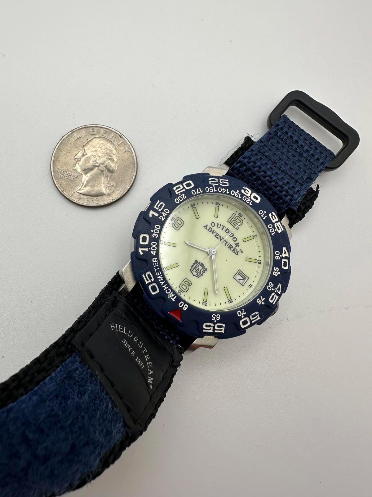Field & Stream Outdoor Adventures Men’s Watch – 39mm, Luminous Dial ...