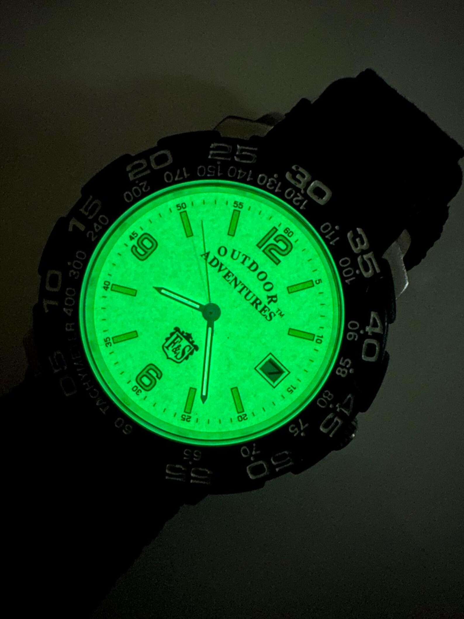 Field & Stream Outdoor Adventures Men’s Watch – 39mm, Luminous Dial ...