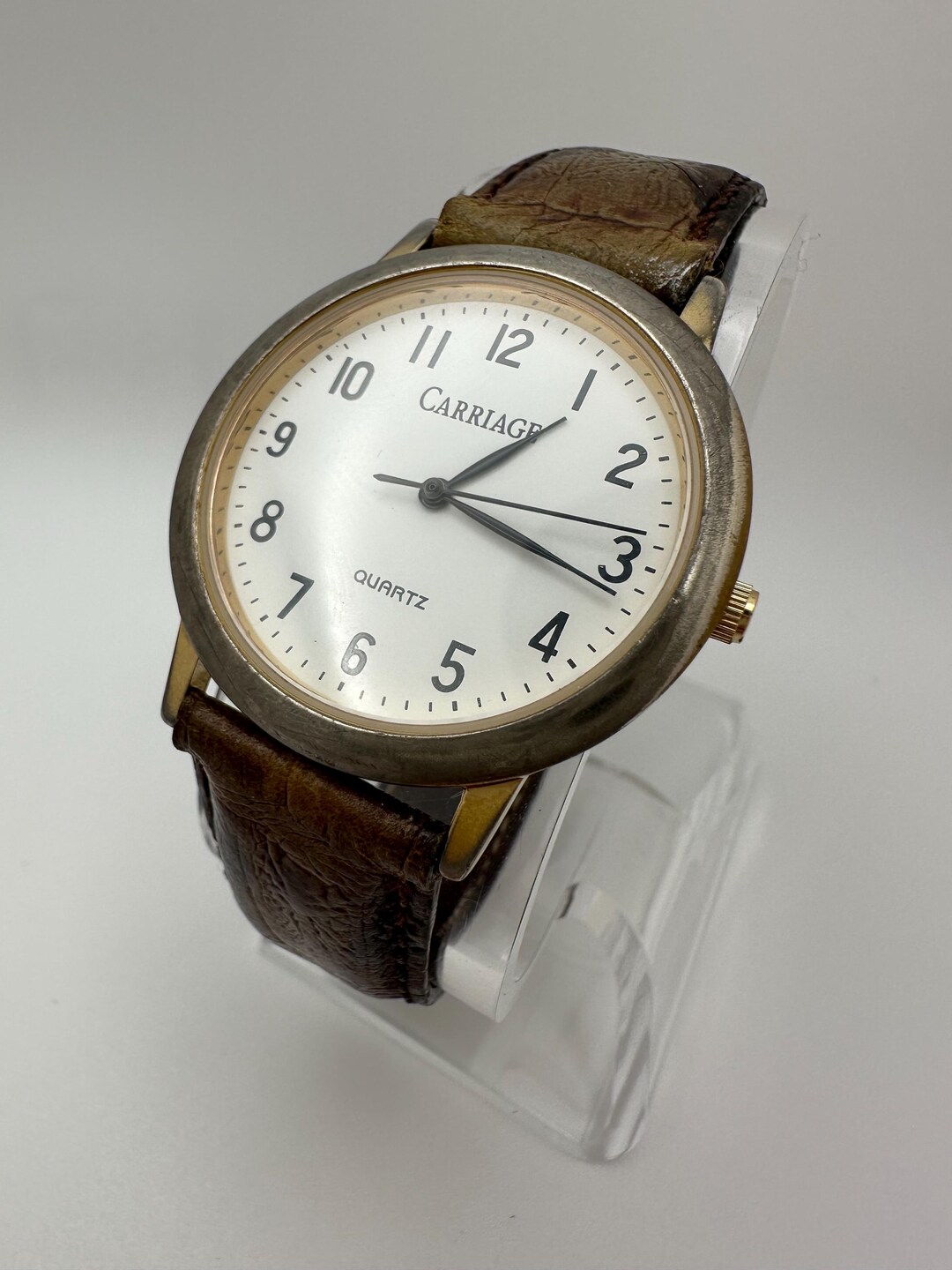 90's Vintage Timex Carriage Quartz Watch – 36mm, Fresh Battery, Worn ...