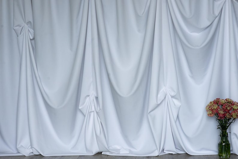 Wedding Backdrop, Wedding Draped Fabric, PRE-DRAPED BACKDROP, Wedding ...