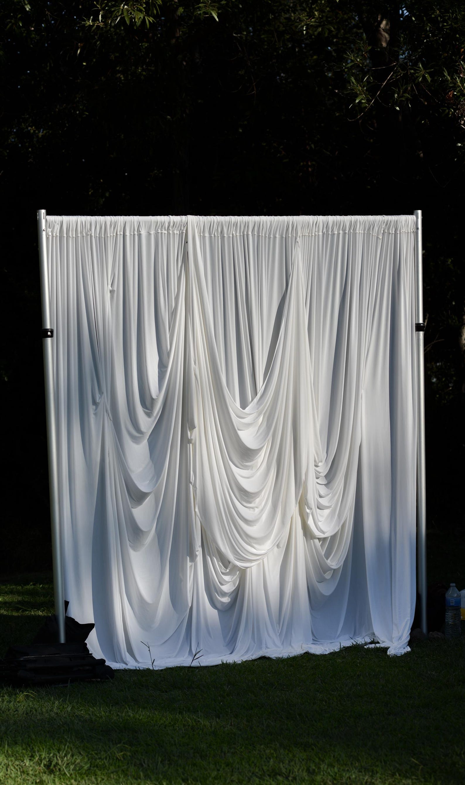 Wedding Backdrop, Wedding Draped Fabric, PRE-DRAPED BACKDROP, Wedding ...
