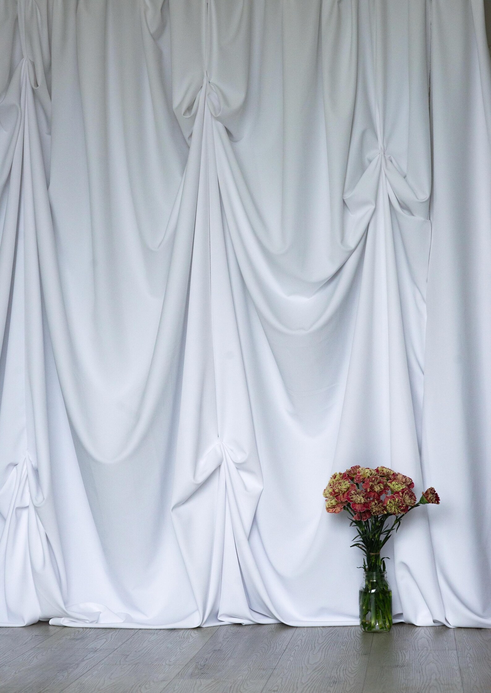 Wedding Backdrop, Wedding Draped Fabric, PRE-DRAPED BACKDROP, Wedding ...