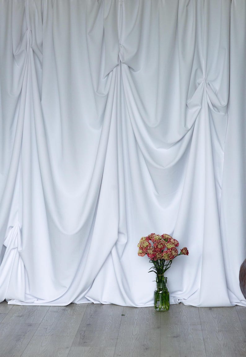 Wedding Backdrop, Wedding Draped Fabric, PRE-DRAPED BACKDROP, Wedding ...