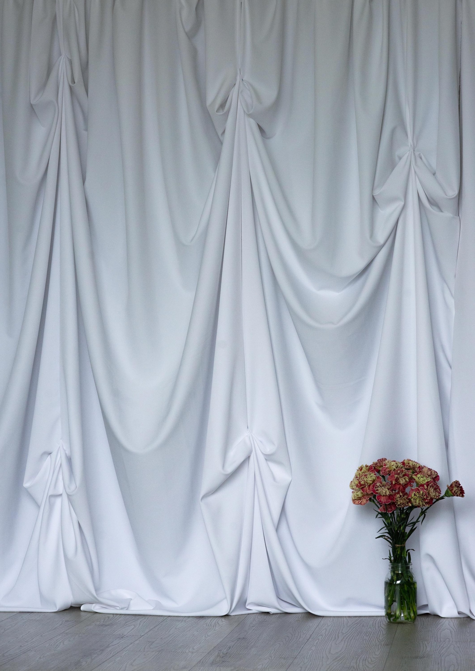 Wedding Backdrop, Wedding Draped Fabric, PRE-DRAPED BACKDROP, Wedding ...