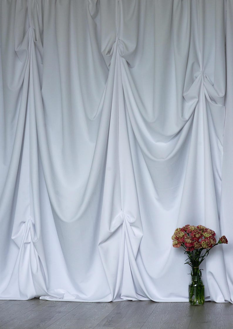 Wedding Backdrop, Wedding Draped Fabric, PRE-DRAPED BACKDROP, Wedding ...
