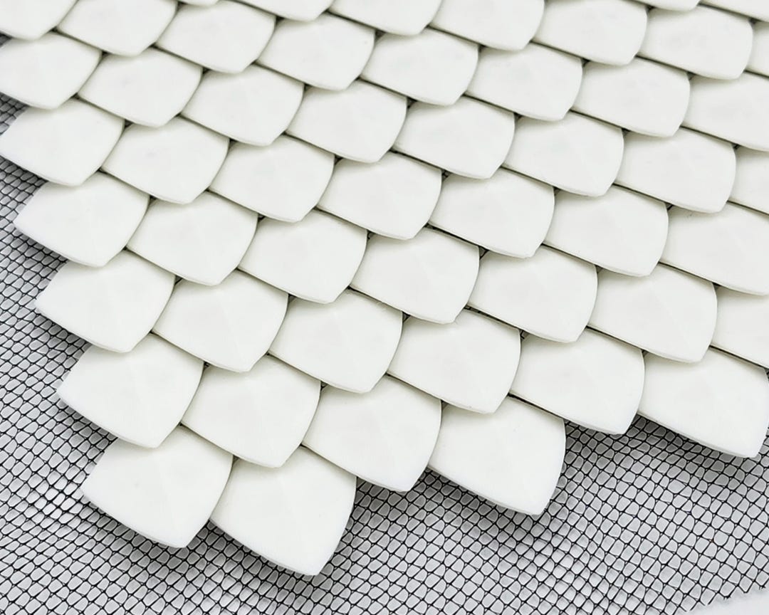 3D Printed Dragon Scales Fabric: Cosplay Armor, Bracers, Pauldrons - Etsy