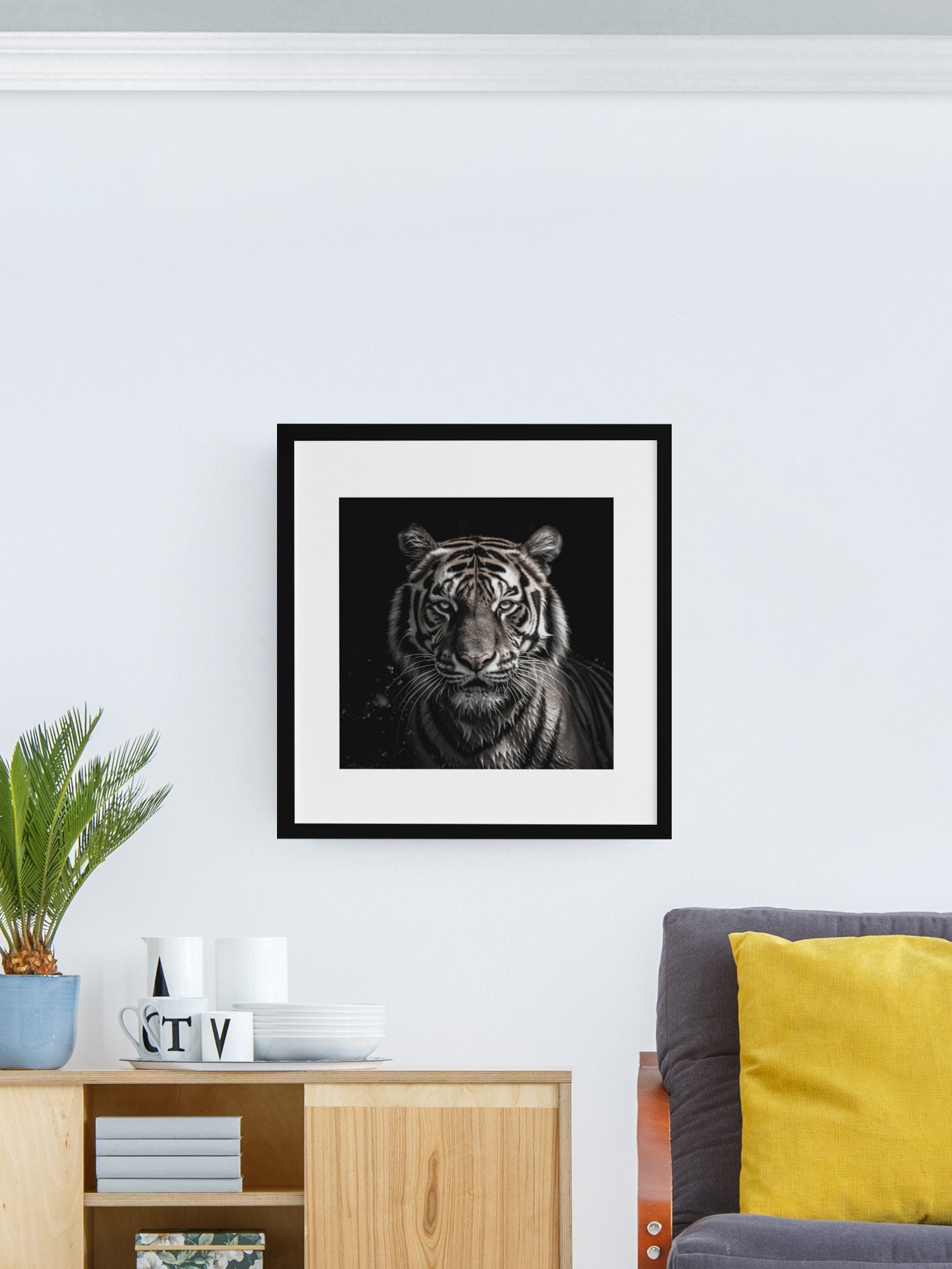 Tiger Head, Digital Download, Printable Art, Wall Art - Etsy