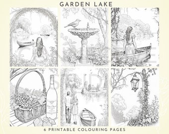 Coloring Pages Six Pack of Premium Art IX 50% off Printable Adult ...