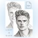 MALE MODEL Coloring Pages Six Pack of Premium Art Printable Adult ...