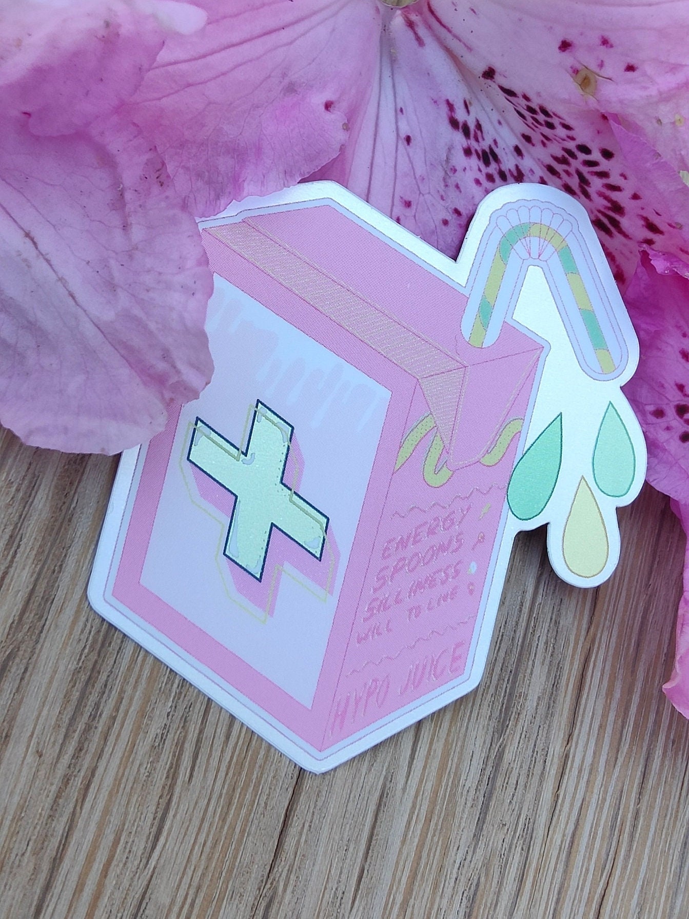 Hypo Juice Box Shiny Sticker - Etsy
