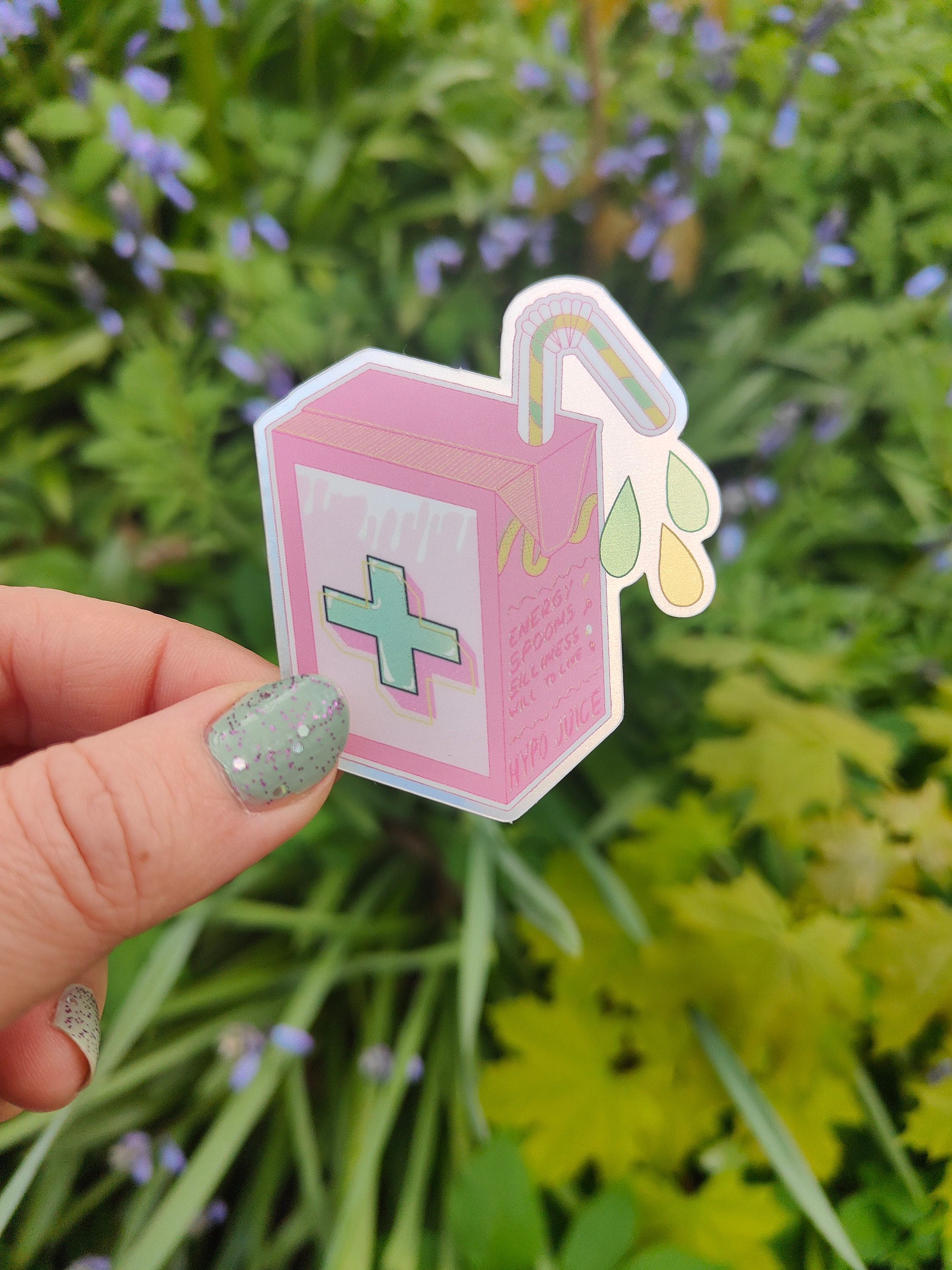 Hypo Juice Box Shiny Sticker - Etsy