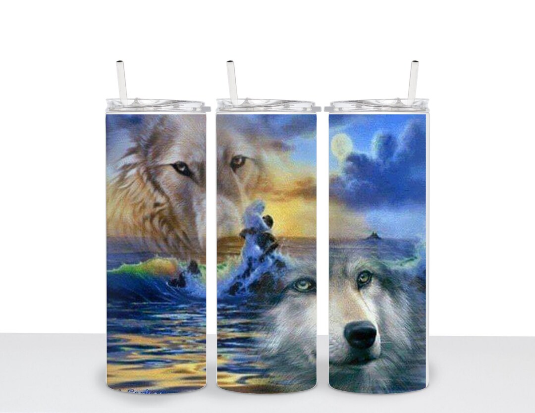 Wolves 20oz Tumbler, Wolves Lover Gifts, Wolf Gifts for Her, Wolf Gifts ...