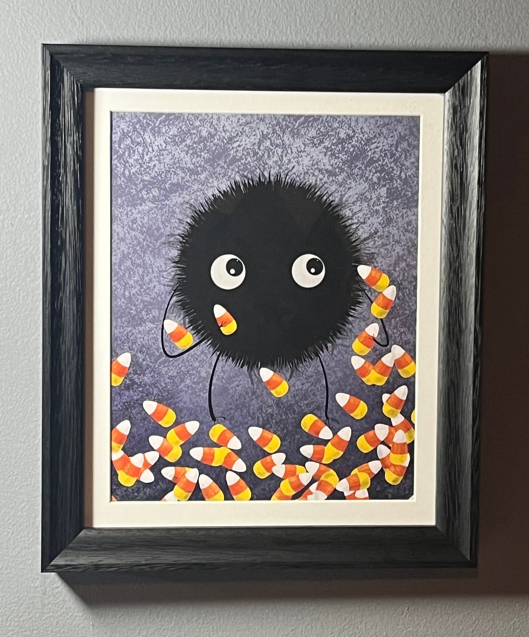 Studio Ghibli Inspired Greedy Candy Corn Soot Sprite - Etsy