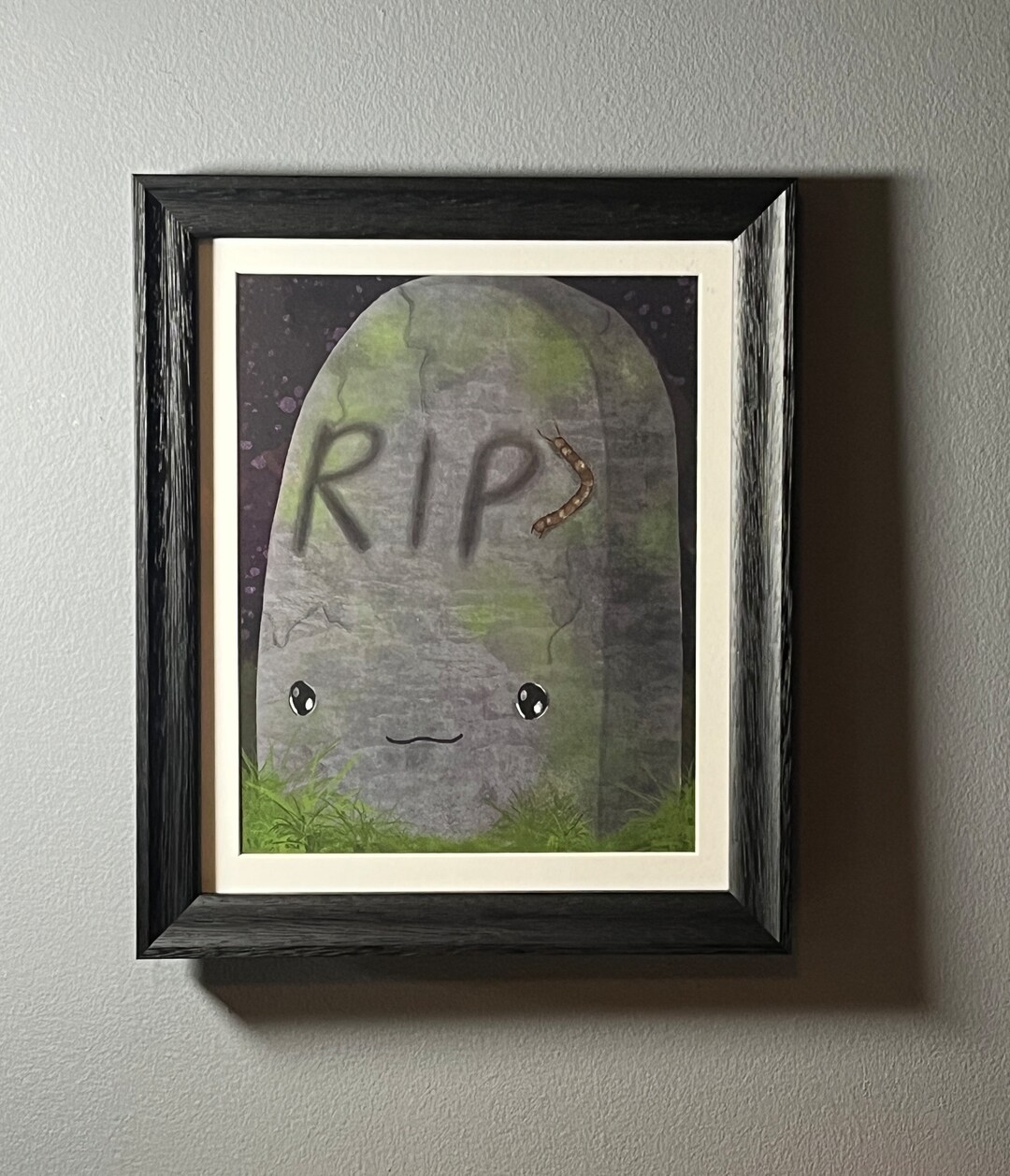 Gravestone Print - Etsy