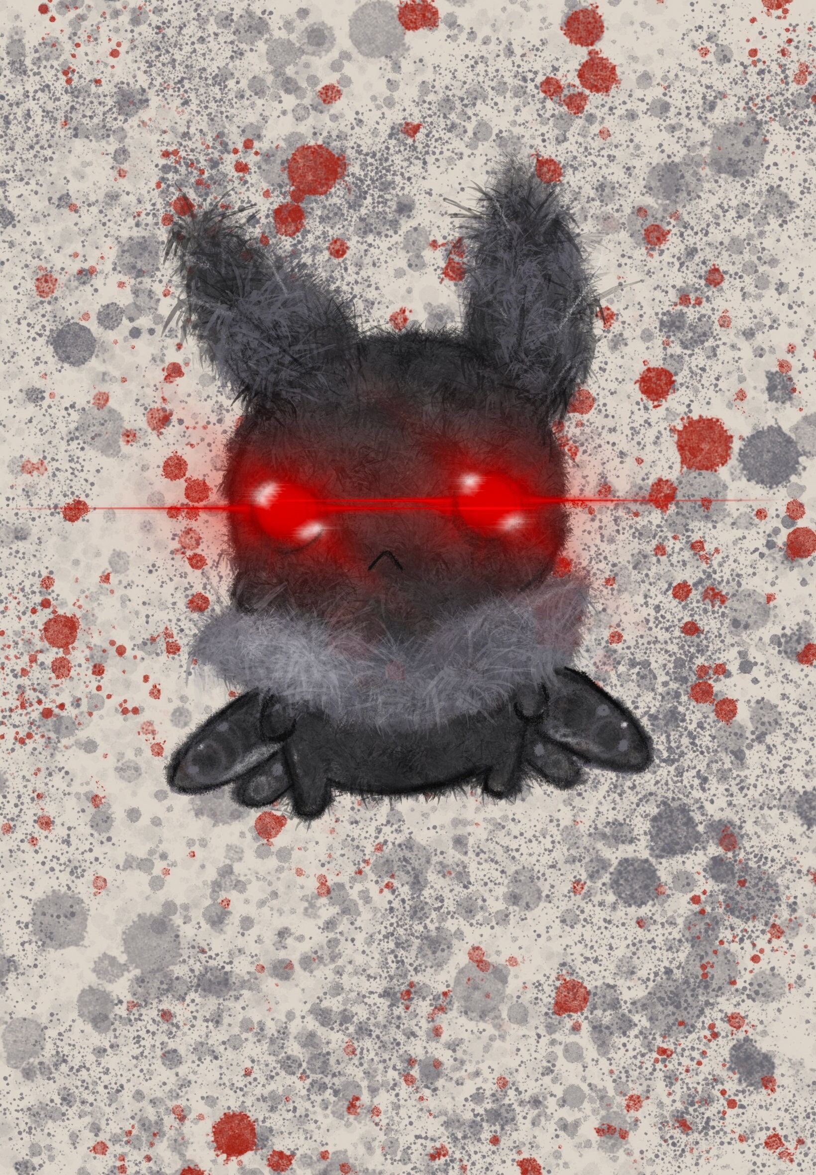 The Mothman Print - Etsy